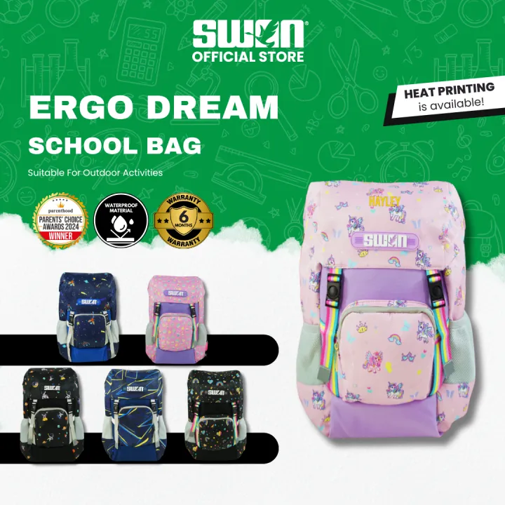 Swan Ergo Dream School Backpack | Lazada