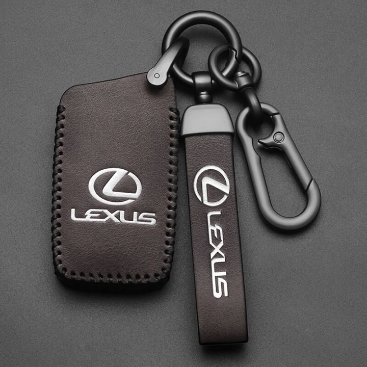 Leather Smart Car Key Case Cover FOB Bag Protector Pouch For Lexus NX ...