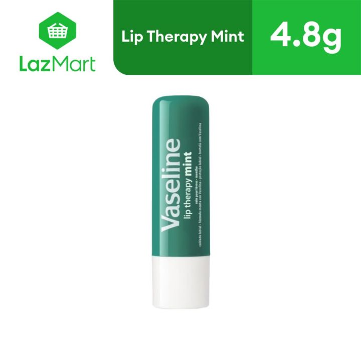 Vaseline Lip Therapy Mint Lip Balm Stick With Petroleum Jelly 4.8g ...