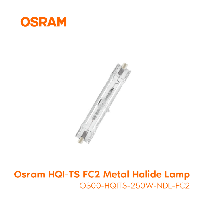 [KLS Lighting] Osram HQI-TS 250W NDL FC2 Metal Halide Lamp | Lazada ...