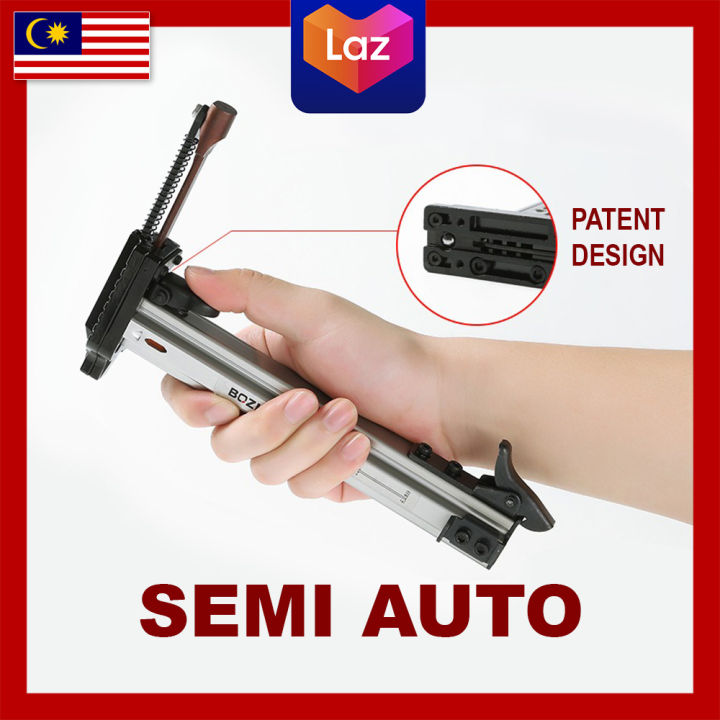 BOZHOU ST15 ST18 Semi Auto Nail Gun Wainscoting Concrete Manual casing ...