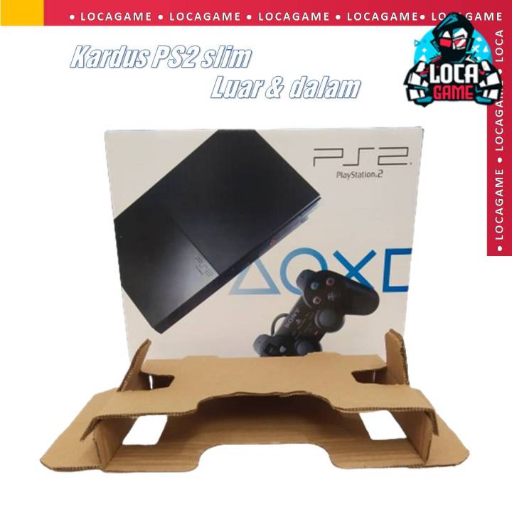 Dus pack kardus box PS2 Slim lengkap dus luar dan dalam | kardus PS2 ...