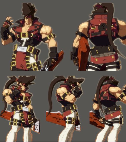 Anime wig COSPLAY guilty gear xrd COS sol badguy custom-made styling ...