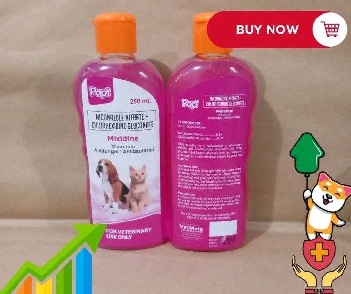Papi Mixidine Antifungal & Antibacterial Shampoo 250mL | Lazada PH