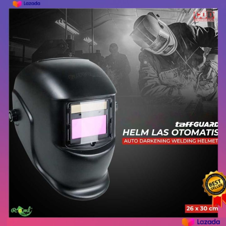 Helm Las Otomatis Auto Darkening Welding Helmet/ Helem Las listrik ...