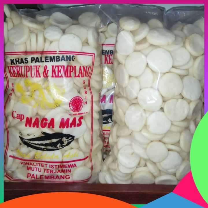 KEMPLANG MINI KHAS PALEMBANG 500 GRAM KERUPUK KEMPLANG NAGA MAS ASLI ...