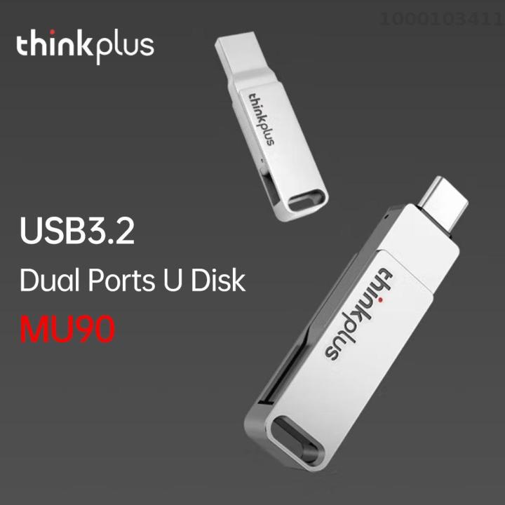 Lenovo thinkplus mu90 usb3.2 + Loại-C U đĩa ổ đĩa flash truyền tốc độ ...