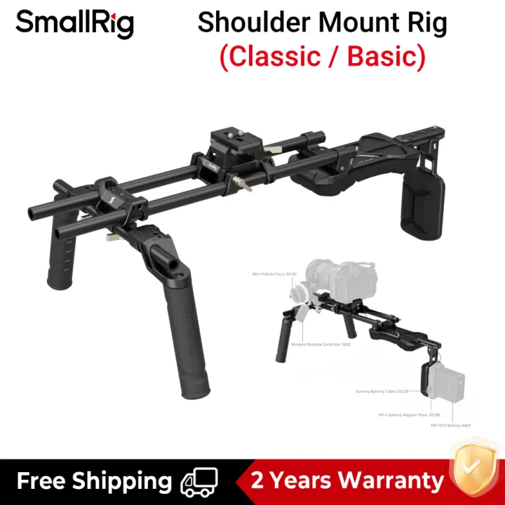 SmallRig Camera Shoulder Mount Kit with Pad for DSLR Mirrorless and ...