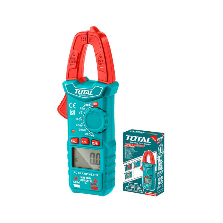 TOTAL CAT III 600V Digital Clamp Meter (TMT42002) | Lazada PH