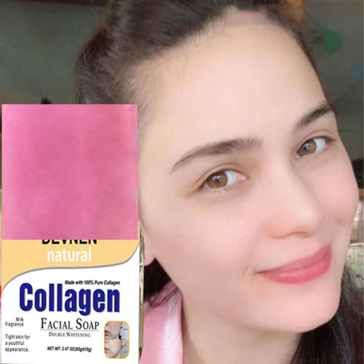 Collagen Soap Whitening Moisturizing Anti-wrinkle With Glutathione Deep ...