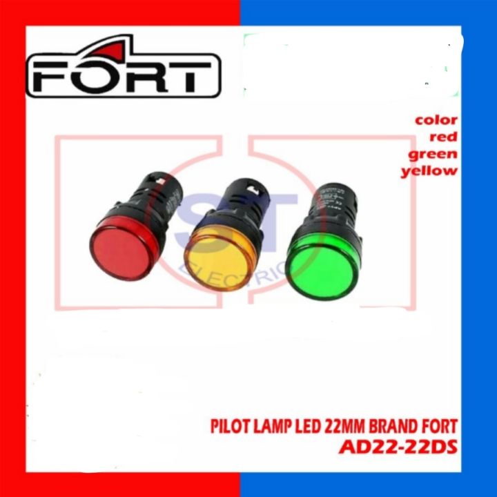 Pilot Lamp LED 22MM FORT / AD22-22DS / | Lazada Indonesia