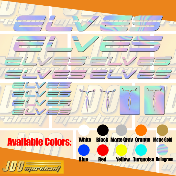 ELVES Bike Sticker Vinyl Decals | Lazada PH