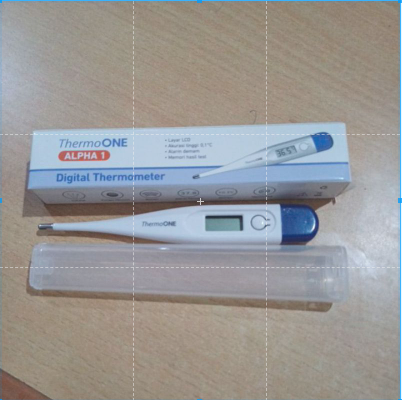 Termometer thermometer Digital Alat Ukur Suhu Tubuh ONEMED THERMOONE ...