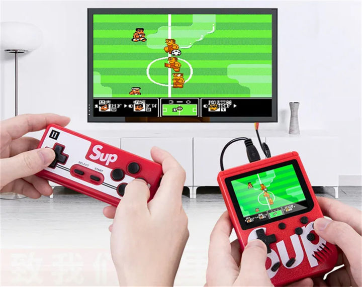 Hand-Held SUP Retro Gaming Console with 400 Games for 1/2 User Player ...