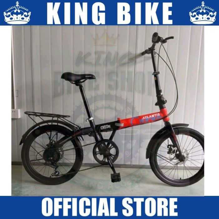 Sepeda Lipat ukuran 20 Inch ATLANTIS CROSBY Double Cakram | Lazada ...