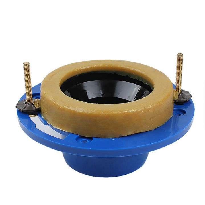 Toilet Flange with Wax Ring for Toilets Replacement Kit Includes Bolts ...
