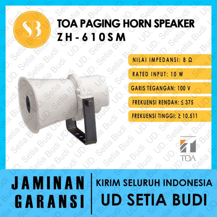 TOA Paging Horn Speaker ZH-610SM / ZH-610 SM | Lazada Indonesia