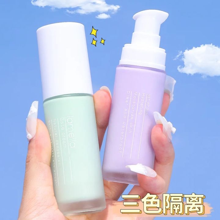 Lameila Face Primer Cream Blur Pore Face Concealer Makeup Base ...