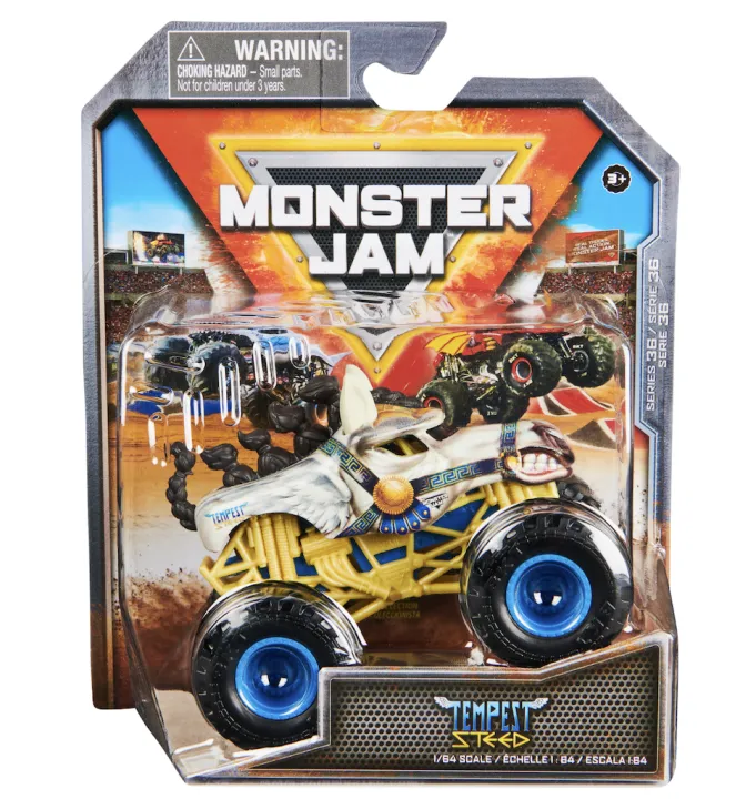 Monster Jam 2024 Spin Master 1:64 Diecast Series 36 Blue Thunder Chase ...