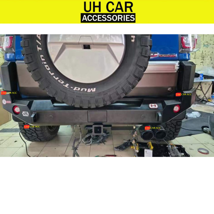 TOYOTA FJ CRUISER HAMER REAR BUMPER BULL BAR | Lazada