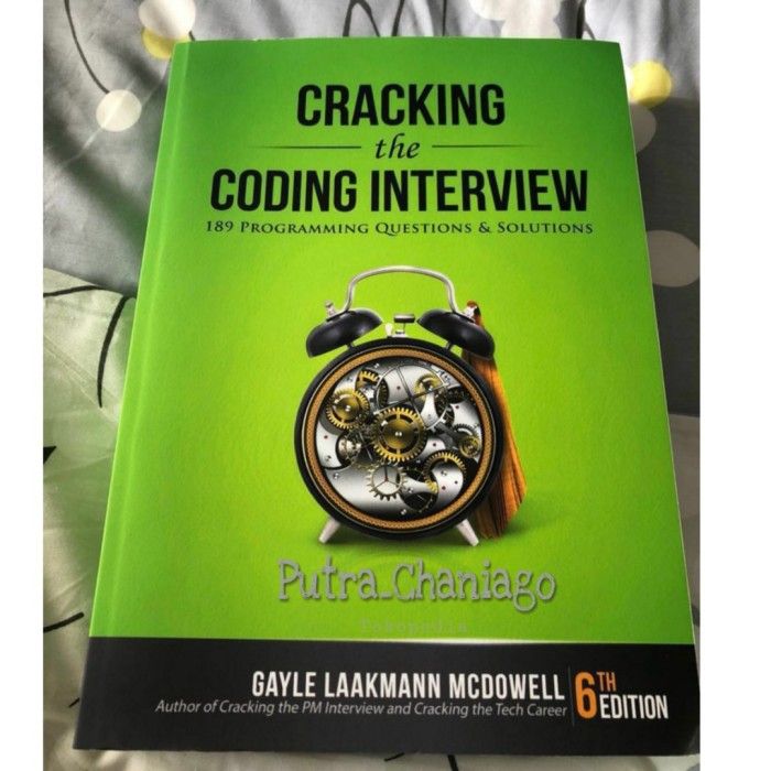 หนังสือ The Coding Interview รุ่นที่ 6 โดย Gayle Laakmann Cracking Book ...