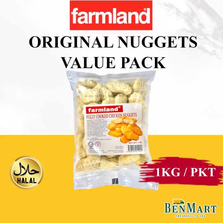 [BenMart Frozen] Farmland Original Chicken Nugget Value Pack 1kg ...