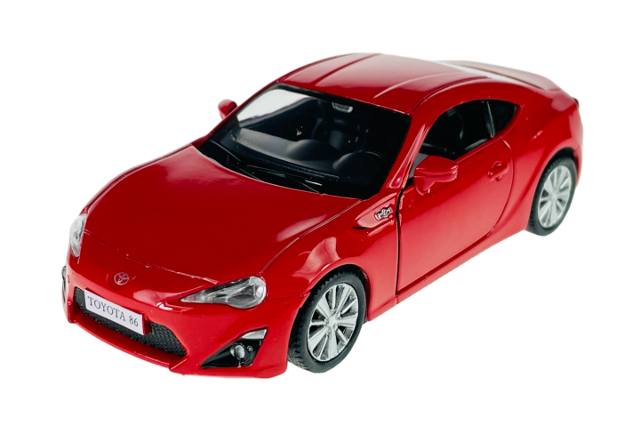 Toyota 86 Red Sport Car Die Cast Car Model Alloy Metal Pull Back ...