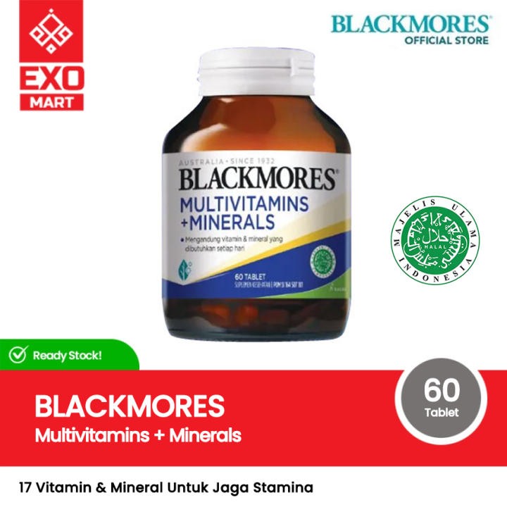 BLACKMORES - Multivitamins + Minerals 60 Tablet Multivitamin Mineral BPOM Kalbe | Lazada Indonesia