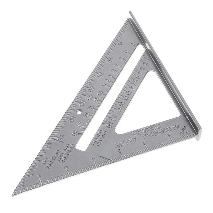 GIANXI 7inch Carpenter Measurement Woodworking Square Ruler 90 Degree ...