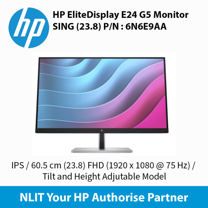 HP E24 G5 FHD Monitor (23.8") 6N6E9AA | Lazada