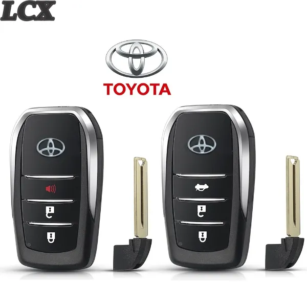 LCX New Smart Remote Key Insert Blank Fob for Toyota Highlander Land ...