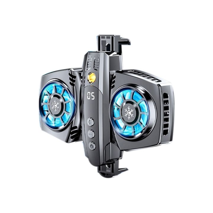 Portable Mobile Phone Cooler Semiconductor Dual Cooling Fan Radiator ...