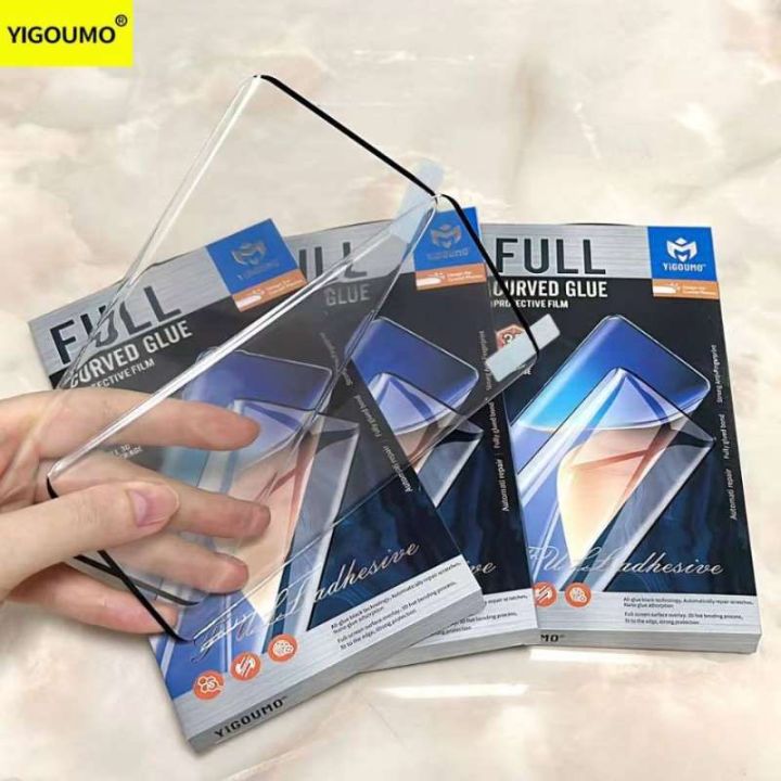 Xiaomi Redmi Note 13 Pro YIGOUMO Full Glue Tempered Curved To Curved ...
