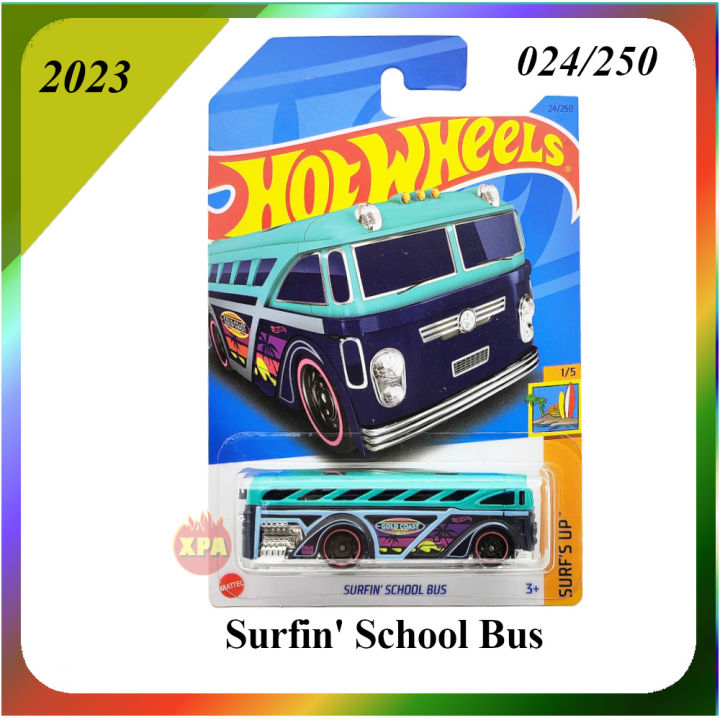 TOW Hot Wheels Surfin School Bus 2023 HW Surf's Up Series Collection 1/ ...