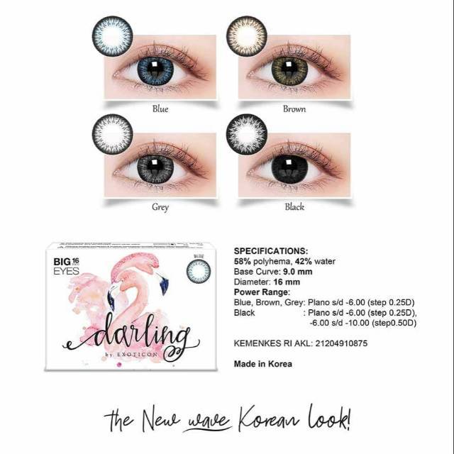 Softlens / Softlen / Soflens Darling (BIG EYES Series) | Lazada Indonesia
