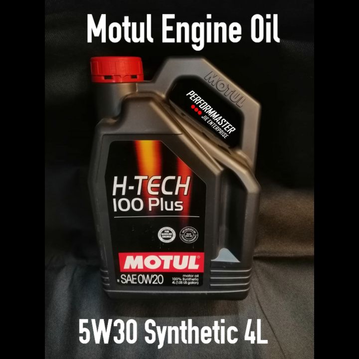 Motul H-tech 100 Plus 5W-30 Fully Synthetic Engine Oil 4L | Lazada