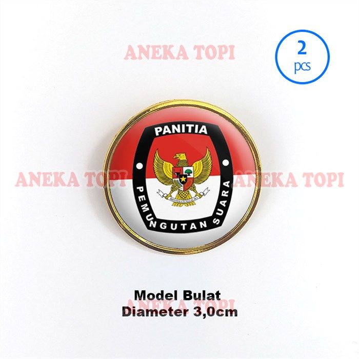 Pin PPS KPU Pin Bros Wing Logo Panitia Pemungutan Suara Pin Logo PPS ...