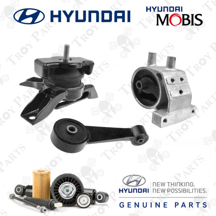 (3pc) Original Hyundai Engine Mounting Set for Hyundai Getz 1.3 1.6 ...