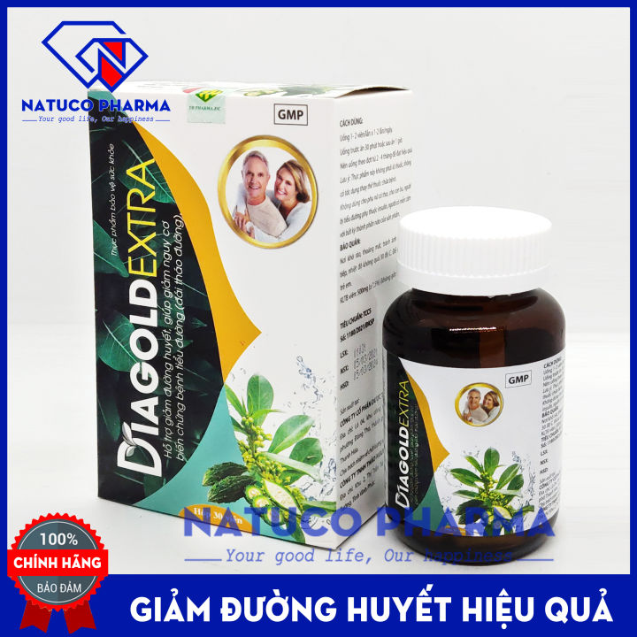 Viên uống giảm tiểu đường DIAGOLD EXTRA -Thành phần dây thìa canh từ từ ...