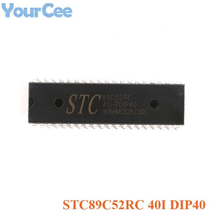 2pcs Original STC STC89C52RC 40I PDIP40 Program Download MCU Enhanced ...