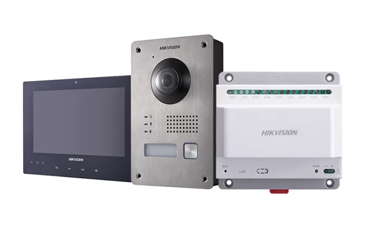 HIKVISION TWO WIRE VIDEO INTERCOM BUNDLE DS KIS701 | Lazada PH