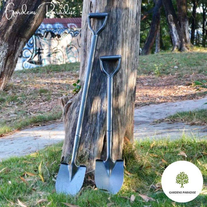 Solid Sharp & Flat Tip Large Stainless Steel Spade By Gardens Paradise ...