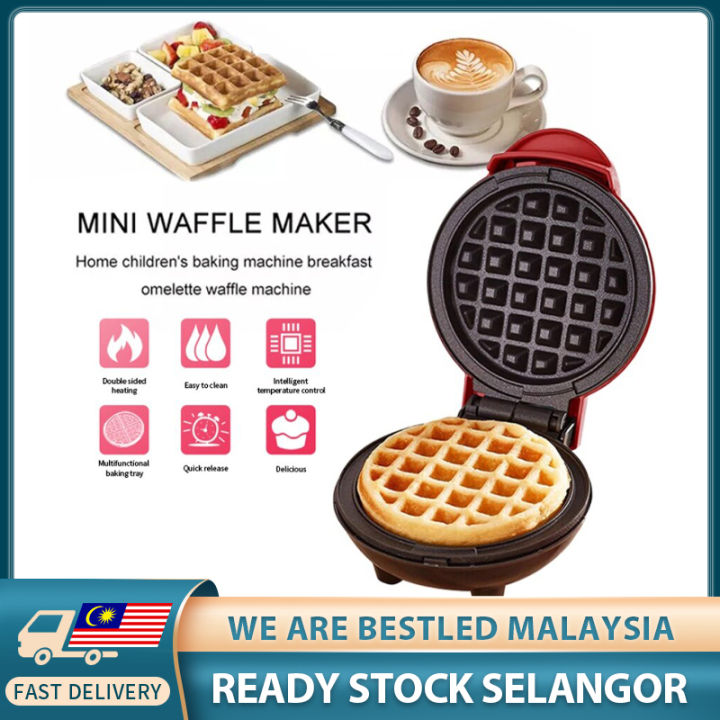 Mini Waffle Maker Waffle Pancake Cake Maker Baking Pancakes Cookies ...