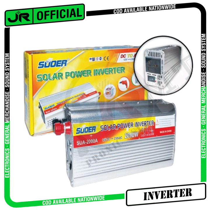 SUOER SOLAR POWER INVERTER (SUA-2000W) 2000W | Lazada PH
