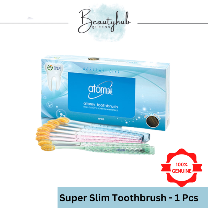 ATOMI SUPER SLIM ADULT TOOTHBRUSH ATOMY (1Pc) - Random Colour | Lazada