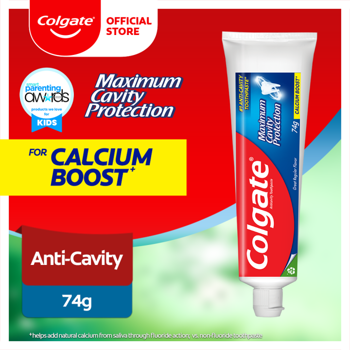 Colgate Maximum Cavity Protection Great Regular Flavor Anti-Cavity ...