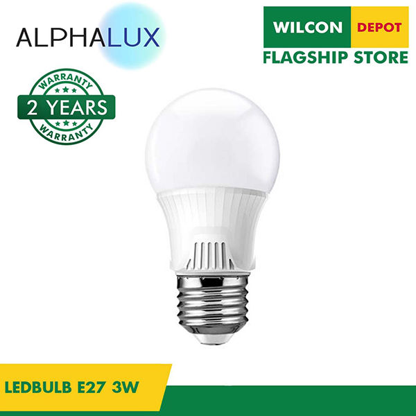 ALPHALUX 3W Daylight 6500K Ledbulb A50 WM L-BL-0820 L-BL-0840 by Wilcon ...
