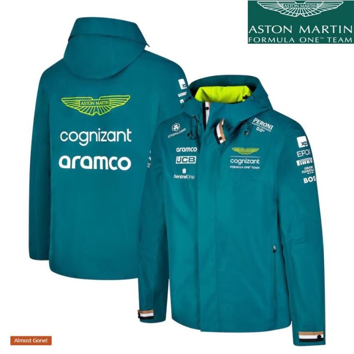 2023 Newest F1 Racing Hooded Sweat Aston Martin Aramco Cognizant Team ...