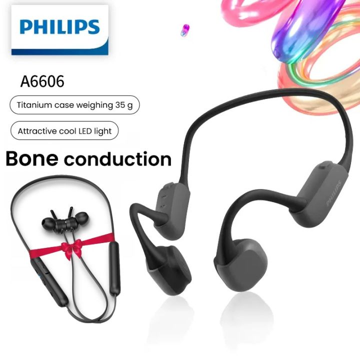 Philips (PHILIPS)TAA6606 Bone Conduction Bluetooth Headset Sports ...