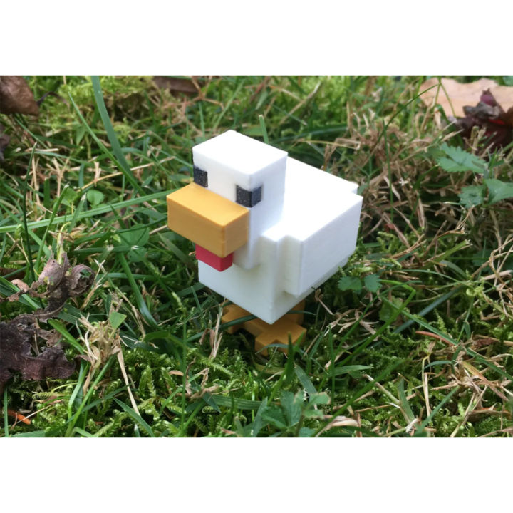 Mô hình Gà Chicken trong Minecraft trưng bày, trang trí | Lazada.vn